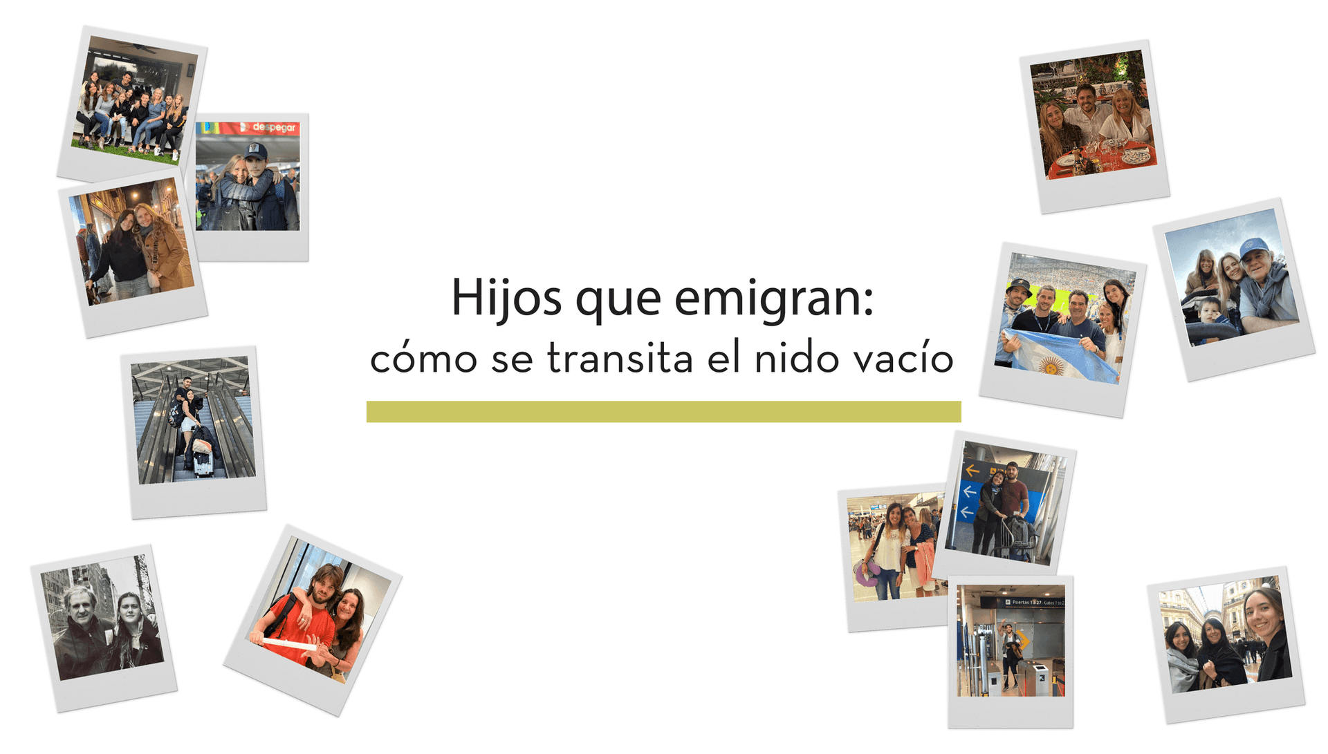 Hijos que emigran: cómo transitar el nido vacío | Country Magazine